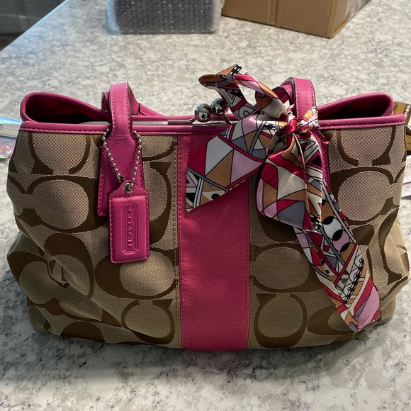 Coach | Bags | Coach Vintage Purse With Twilly | Poshmark